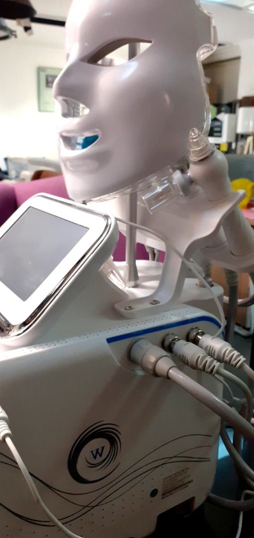 SH 7 in 1 Hydrafacial Machine with PDT(Photodynamic Therapy) Mask ...