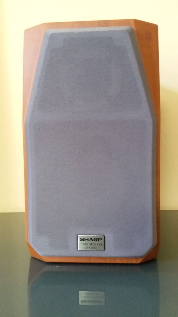 SHARP MODEL NO. CP-MX30 2-WAY SPEAKER SYSTEM IMPEDANCE 6OHMS RATED ...