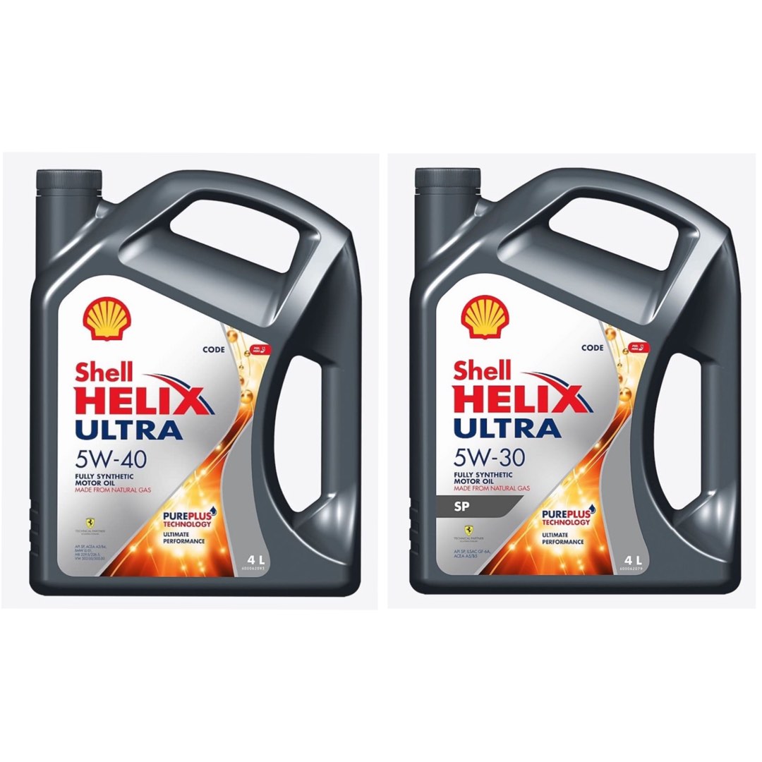 Shell Helix Ultra 5w40 5w30 4L *FREE Oil Filter Servicing Promo*, Car ...