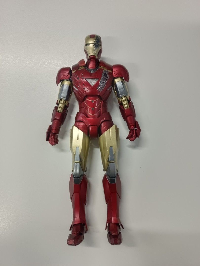 SHF IRON MAN Mark 6 Battle Damage Edition Original Bandai, Toys & Collectibles, Mainan di Carousell