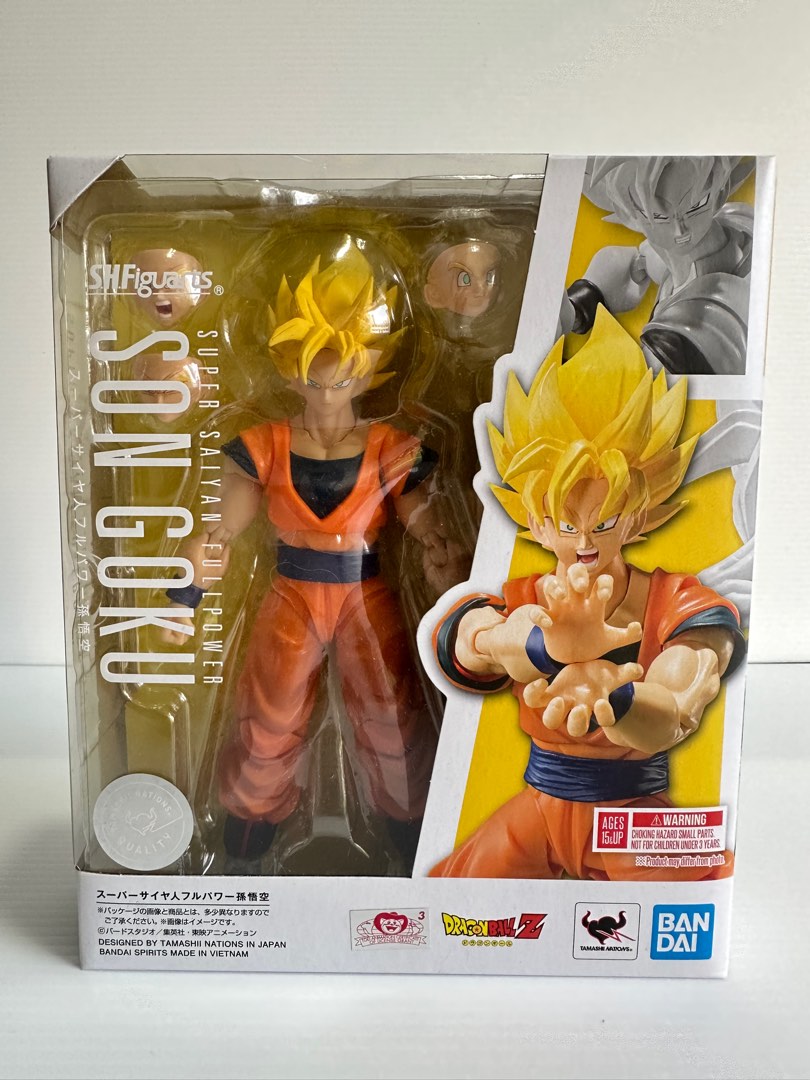 S.H.Figuarts SHF Son Goku Full Power, Hobbies & Toys, Toys & Games on ...