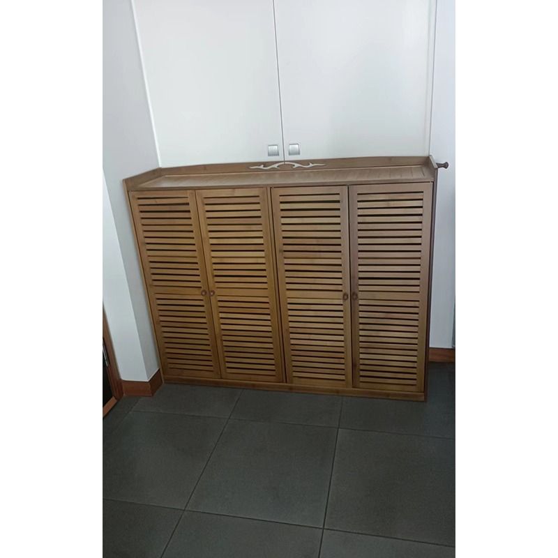 Shoe Cabinet multi-level storage space Sealing design of back panel and ...