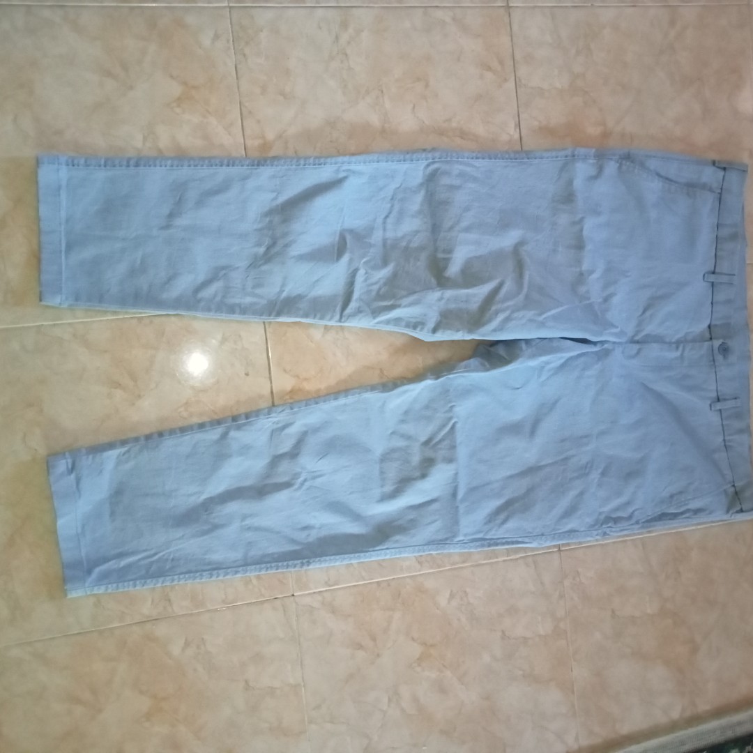 Slack cotton uniqlo big saiz, Men's Fashion, Bottoms, Chinos on Carousell