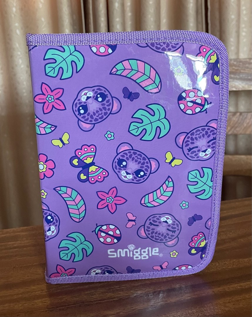 Smiggle Lilac Midi Zip Kit Pencil Case on Carousell