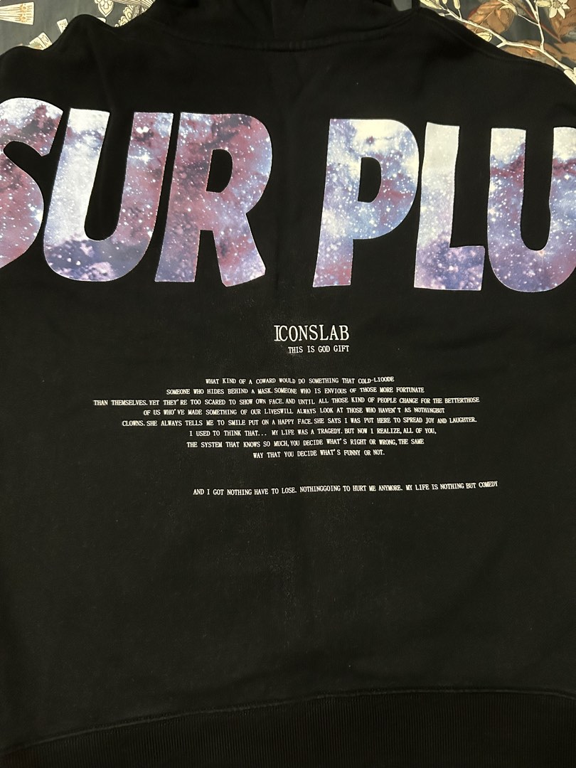 ssur plus hoddie, Men's Fashion, Coats, Jackets and Outerwear on Carousell