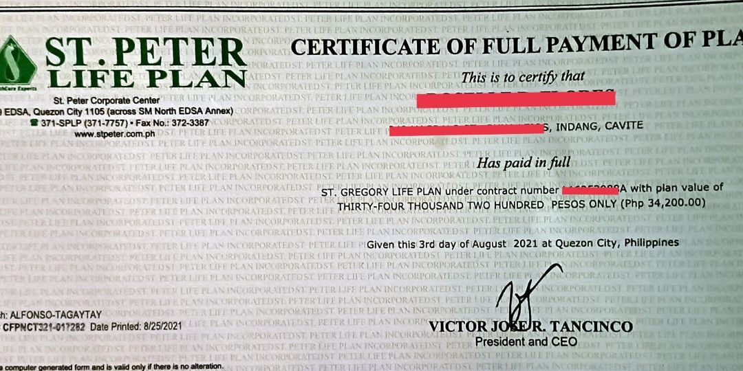 St peter plan. St Gregory fully paid and ready to transfer on Carousell