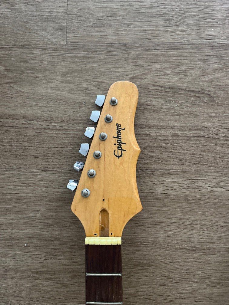 Strat body / Epiphone guitar neck, Hobbies & Toys, Music & Media ...