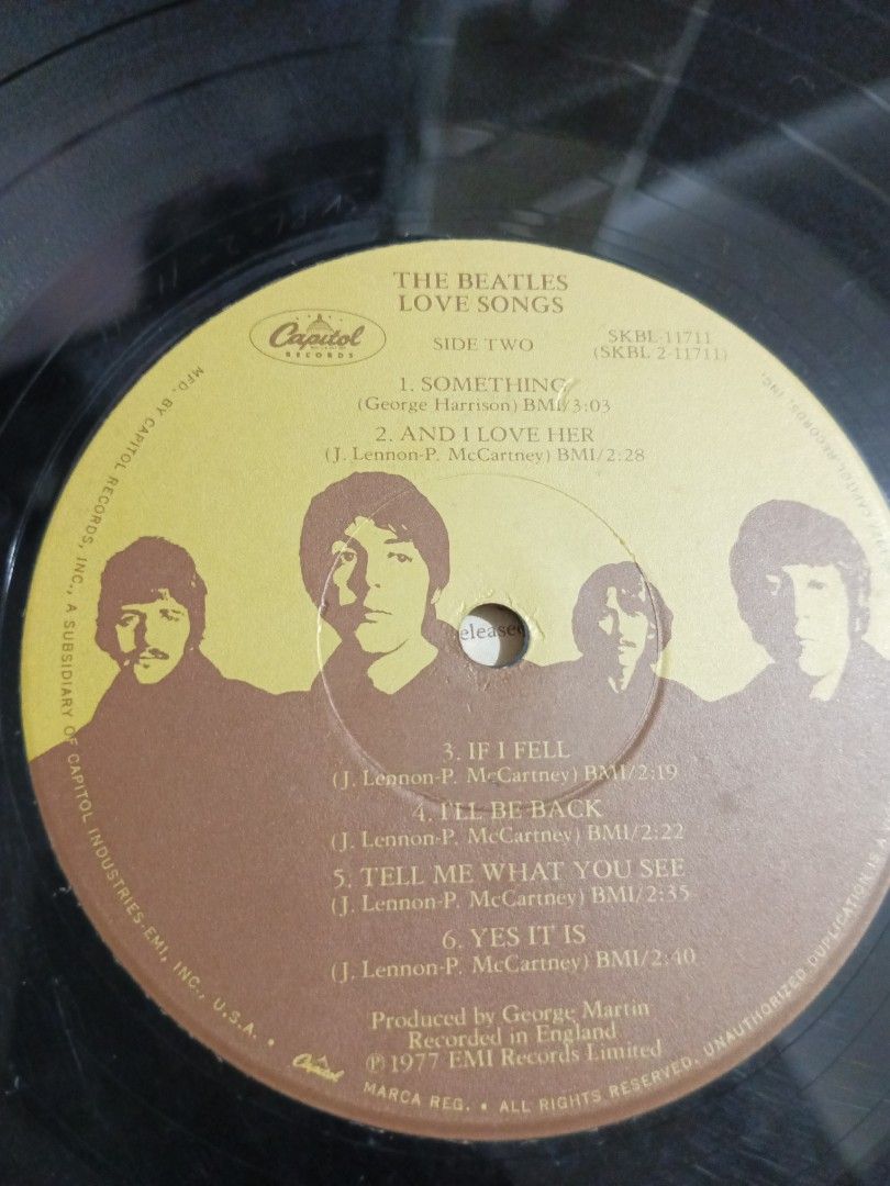 The Beatles ' Love Song' Vinyl Plaka | 2pc Vinyl | Original on Carousell