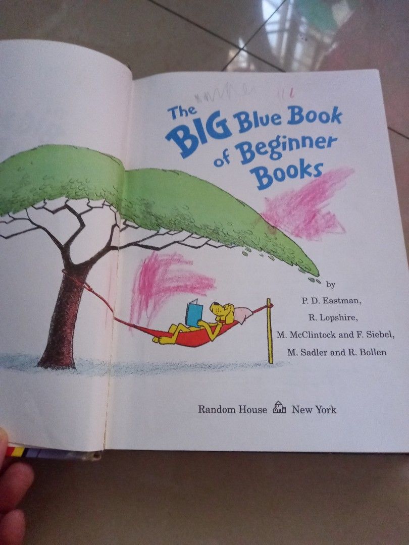 Dr Seuss The Big Blue Book of Beginner Books with 5 stories on Carousell