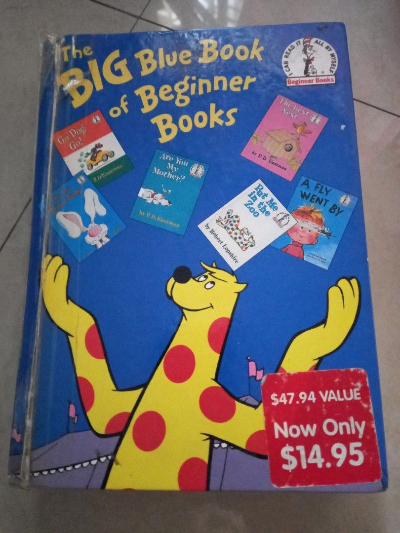 Dr Seuss The Big Blue Book of Beginner Books with 5 stories on Carousell