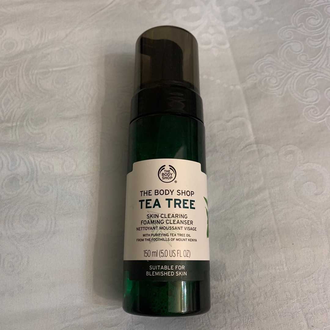 The Body Shop Tea Tree Foaming Cleanser, Kesehatan & Kecantikan, Kulit ...