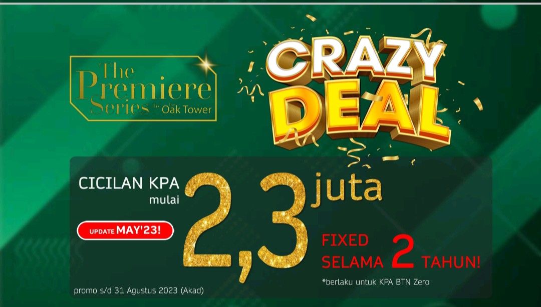 The Oak Tower, Properti, Dijual di Carousell