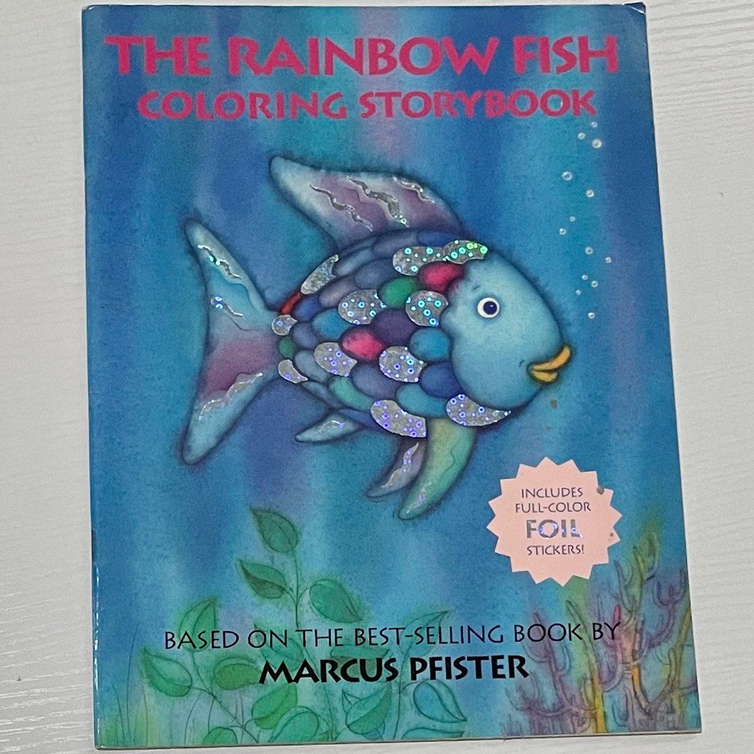 The Rainbow Fish Coloring Sotrybook, Hobbies & Toys, Books & Magazines ...