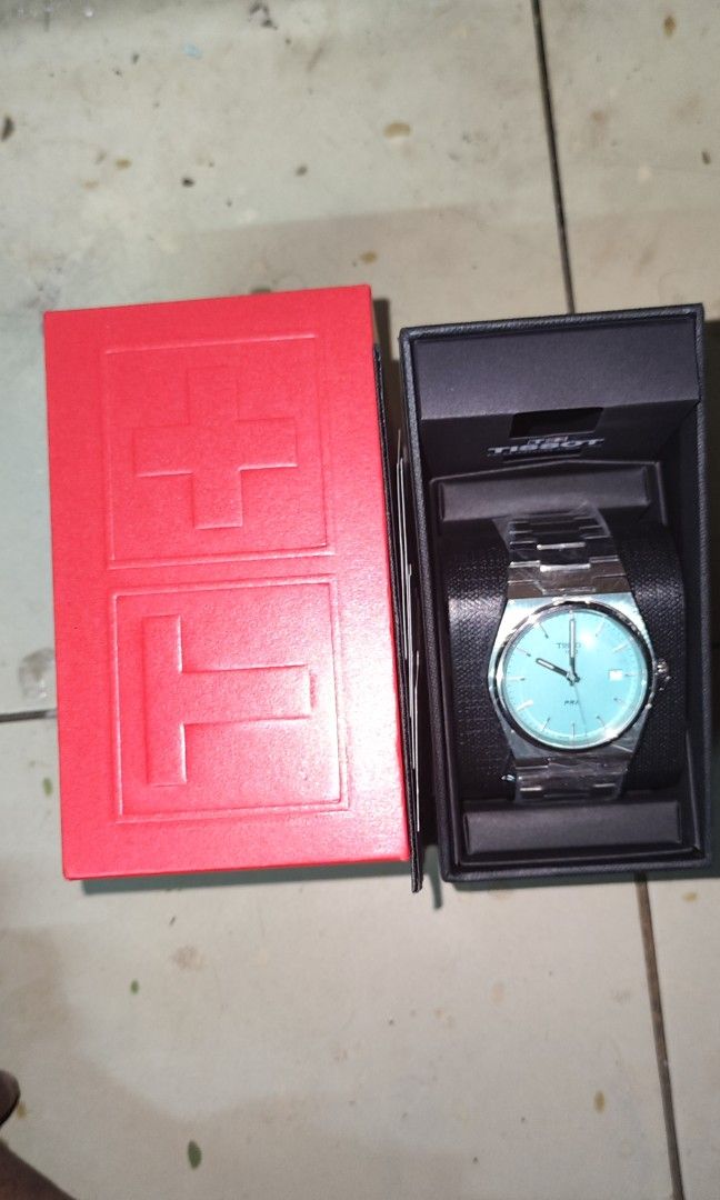 Tissot prx quartz 40mm mint green Tiffany blue, Luxury, Watches on ...