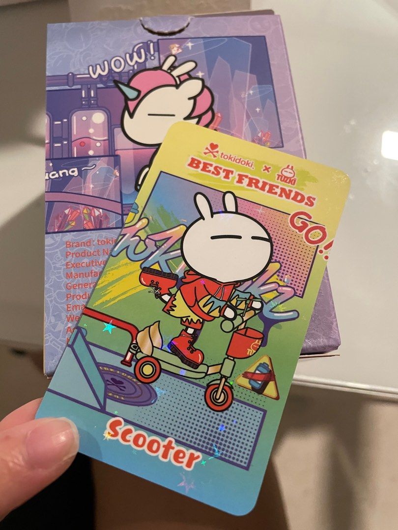 Tokidoki X tuzki best friends blind box scooter, Hobbies & Toys, Toys ...