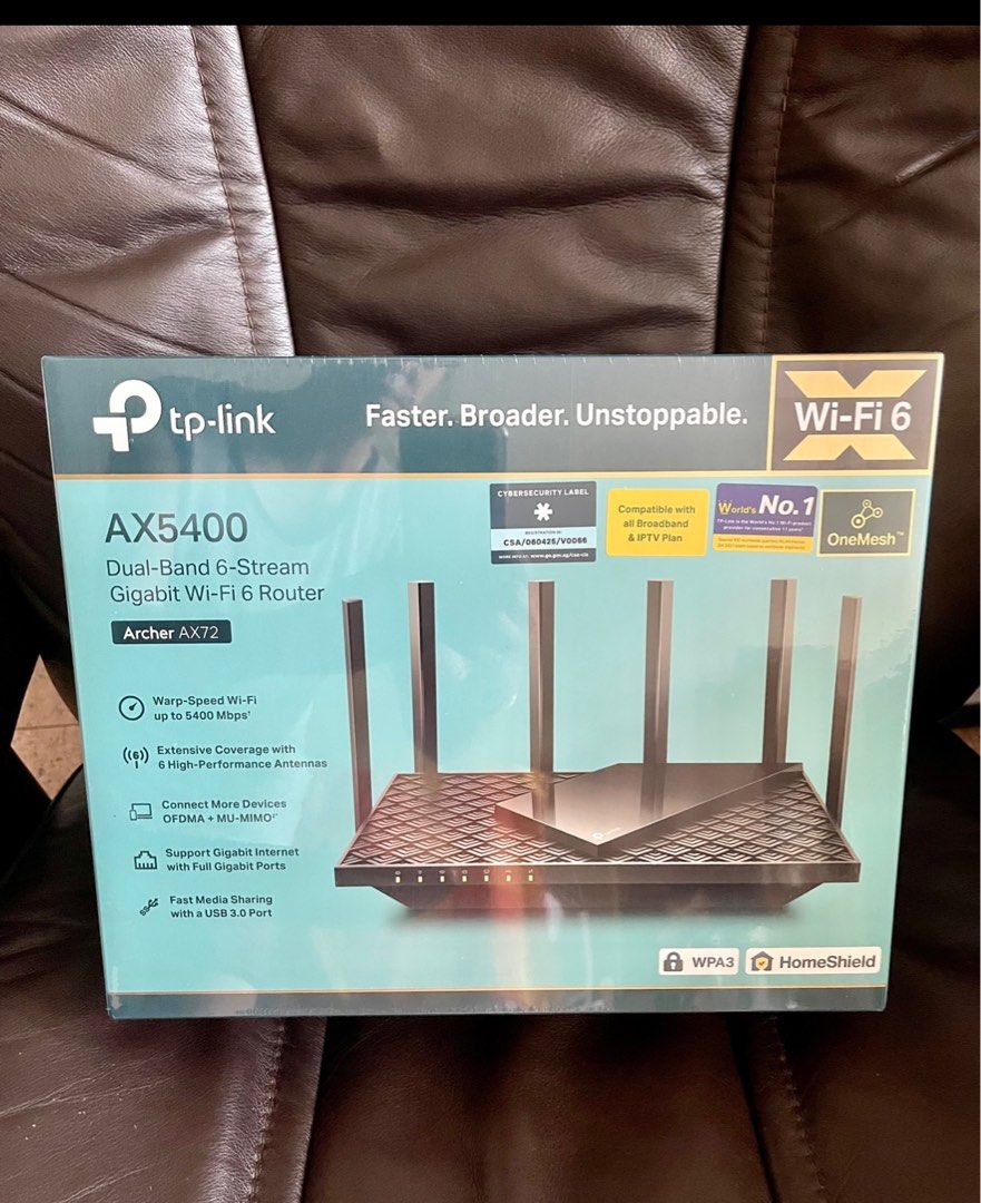 TP Link AX5400 Wifi 6 Router, Computers & Tech, Parts & Accessories ...