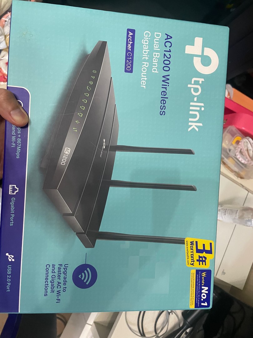 TP Link Router AC1200 Wireless, 電腦＆科技, 電腦周邊及配件, Wifi及上網相關產品 - Carousell