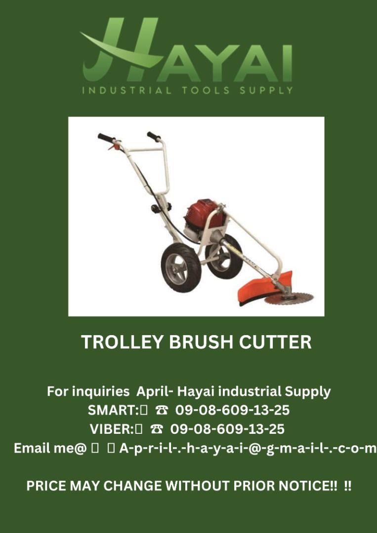 Trolley brush cutter, Commercial & Industrial, Construction Tools ...
