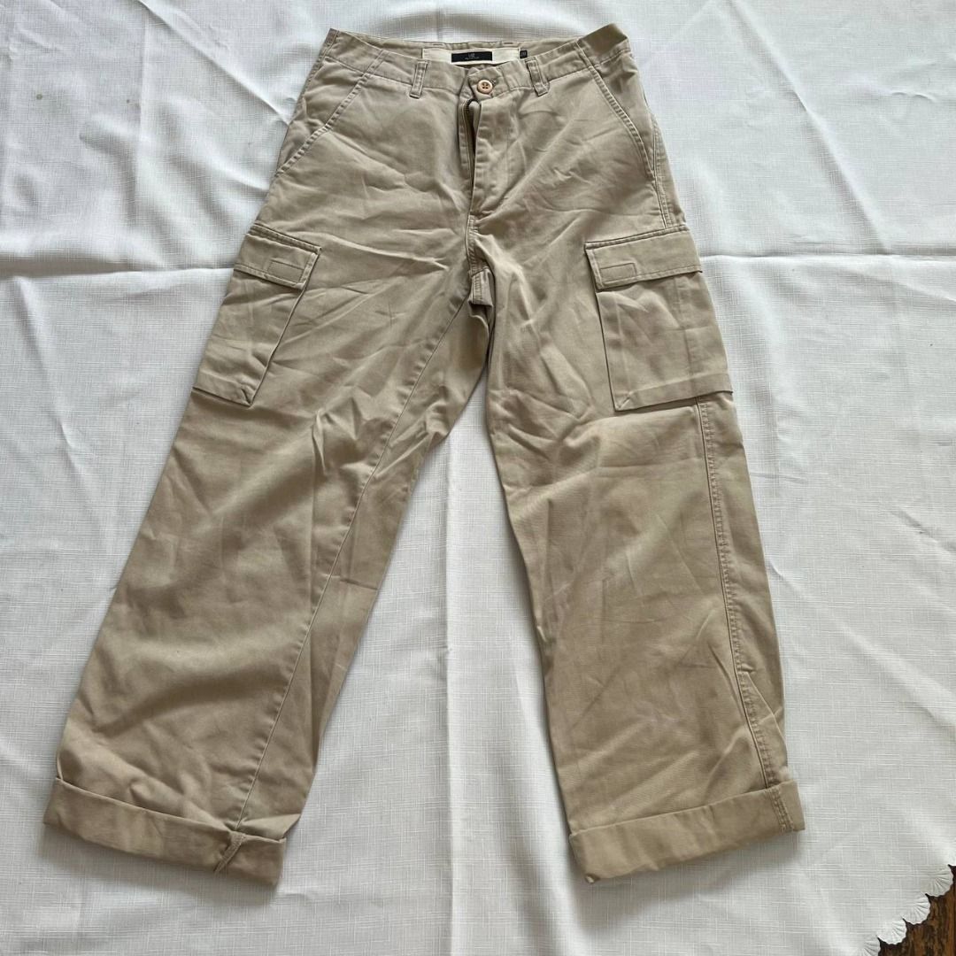 U2 Vintage Khaki / Camel Cargo Pants on Carousell