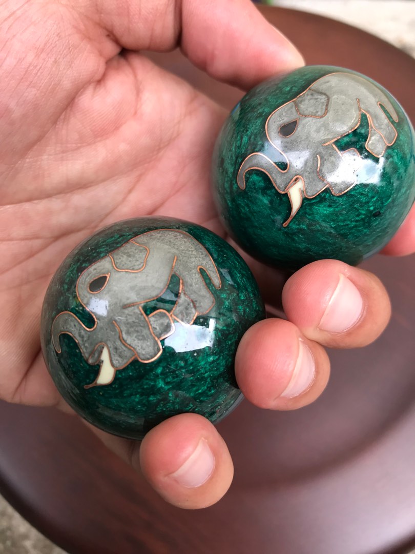 Vintage chimes Chinese balls for healing. on Carousell