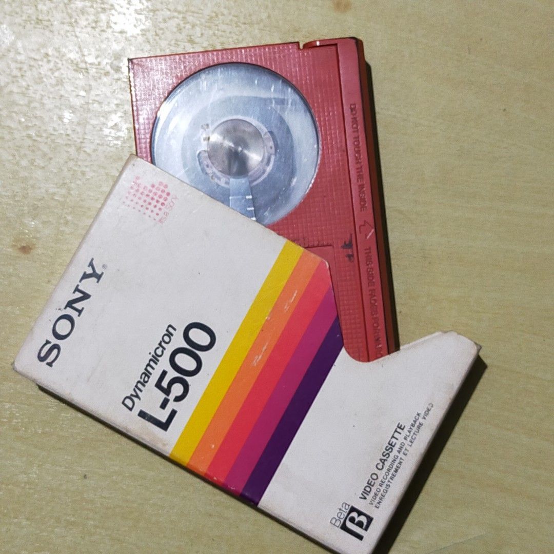 Vintage Vidio kaset Beta max L 500, Antik, Lainnya di Carousell