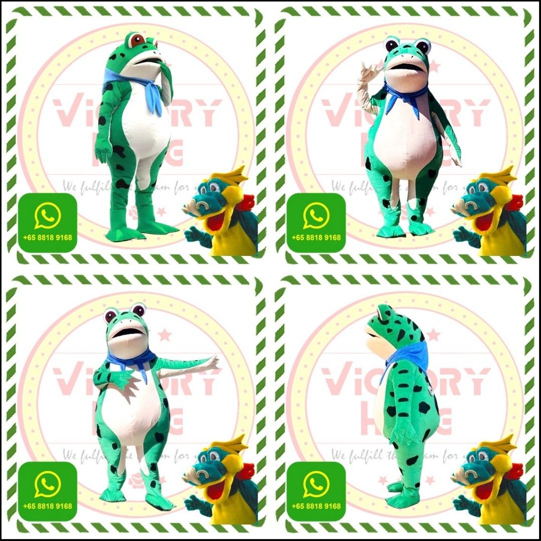Viral Tik Tok Green Frog costume, Men's Fashion, Tops & Sets, Sets ...