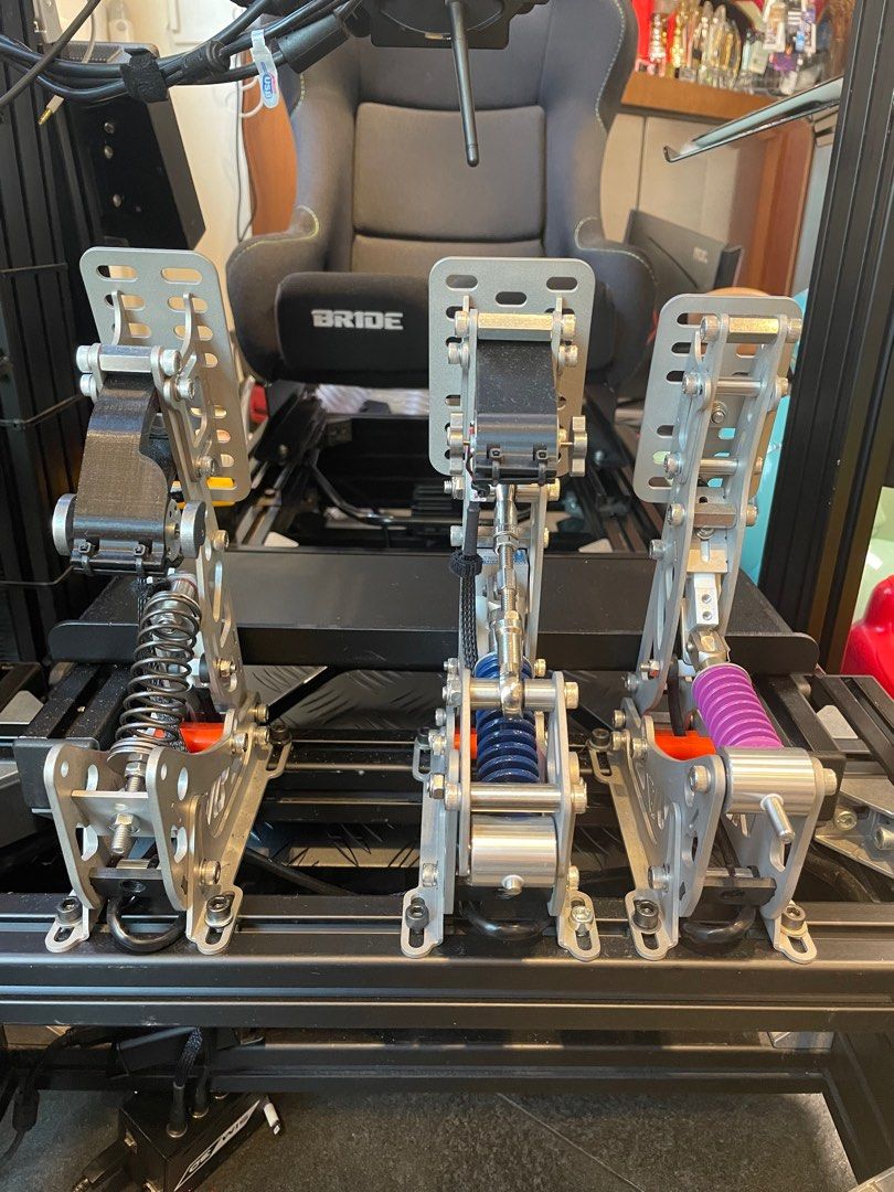 VRS Direct Force Pro Sim Racing Pedals, 電子遊戲, 遊戲機配件, 手掣 - Carousell