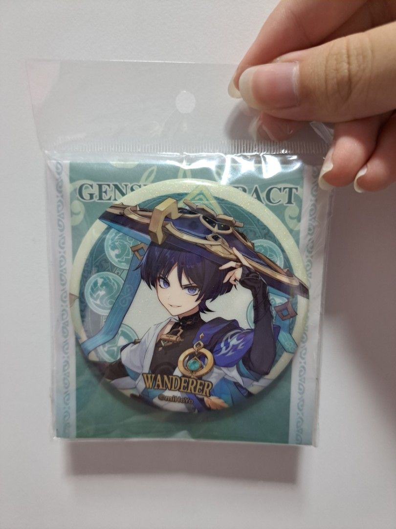 Wanderer Scaramouche Badge Offical Genshin Impact Merch, Hobbies & Toys ...