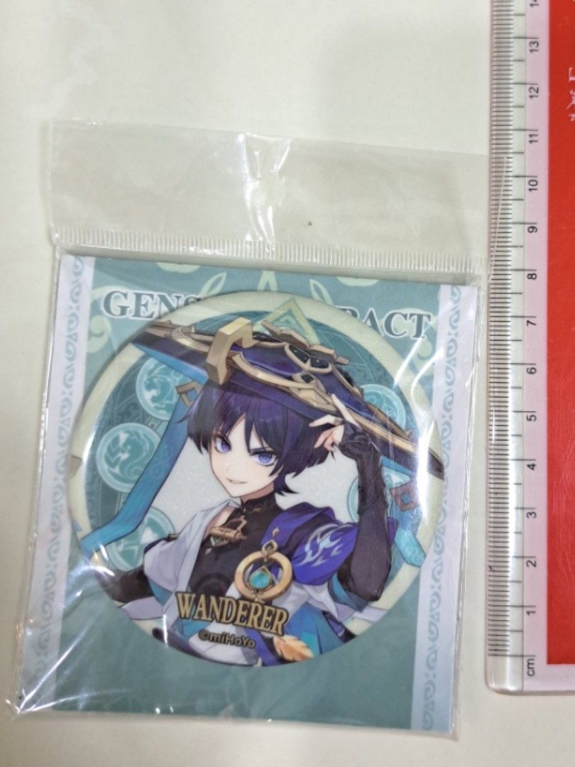 Wanderer Scaramouche Badge Offical Genshin Impact Merch, Hobbies & Toys ...