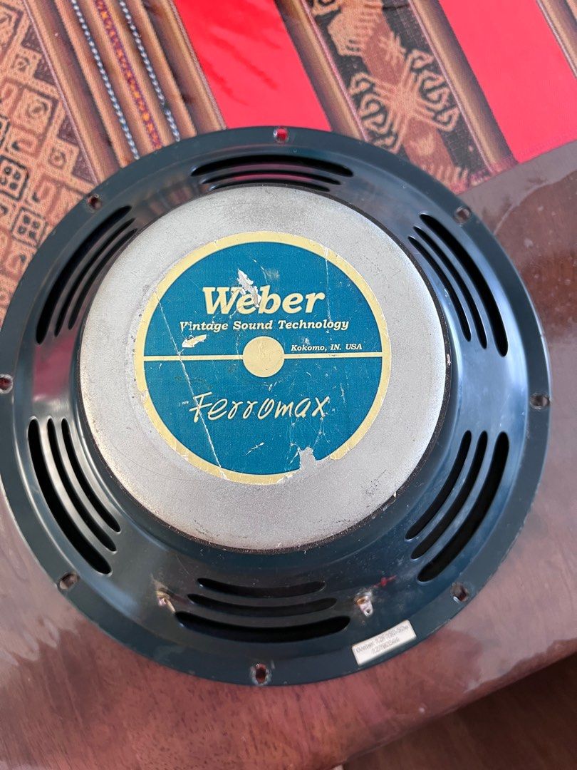 Weber Guitar Speaker Ferromax 12F150 8ohm 50W, Hobbies & Toys, Music ...