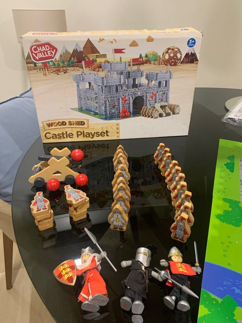 Wooden Toy Castle, Hobbies & Toys, Toys & Games on Carousell