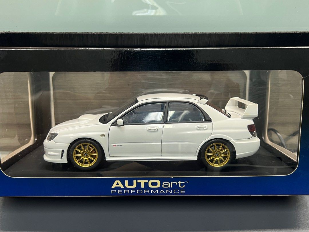 1/18 Autoart Subaru WRX STI Hawkeye 2007 White, Hobbies & Toys, Toys ...