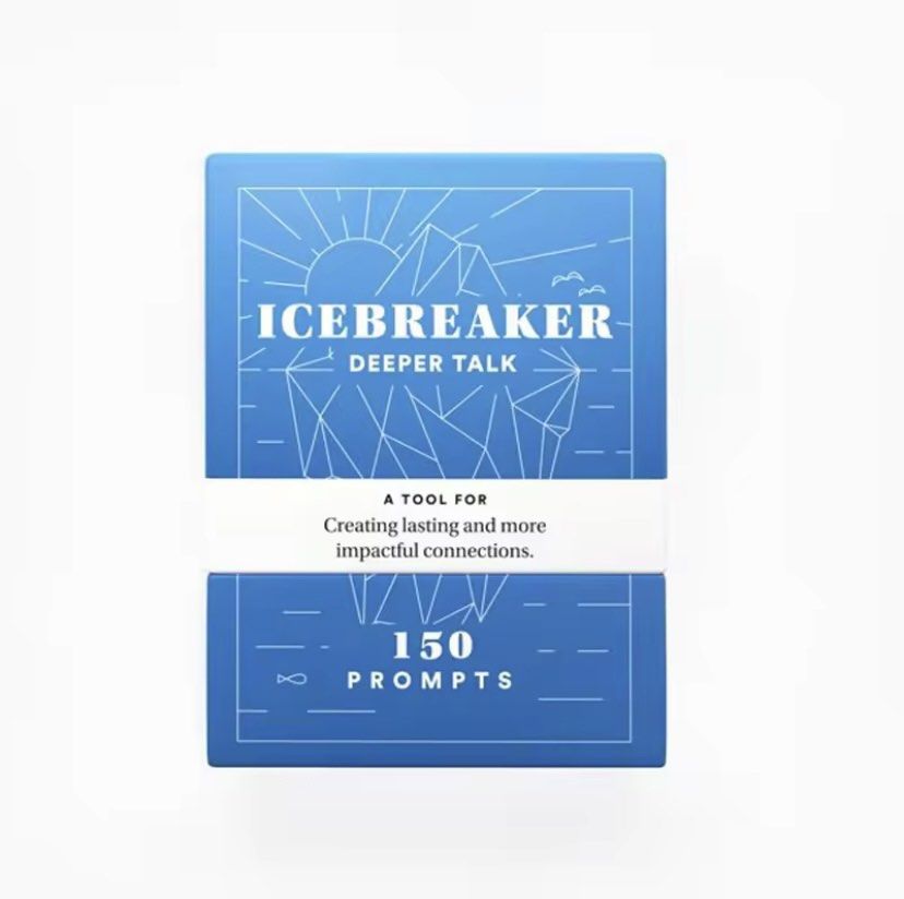 150 Cards Conversation Starter Icebreaker Deck Card Game Intimacy Deck ...