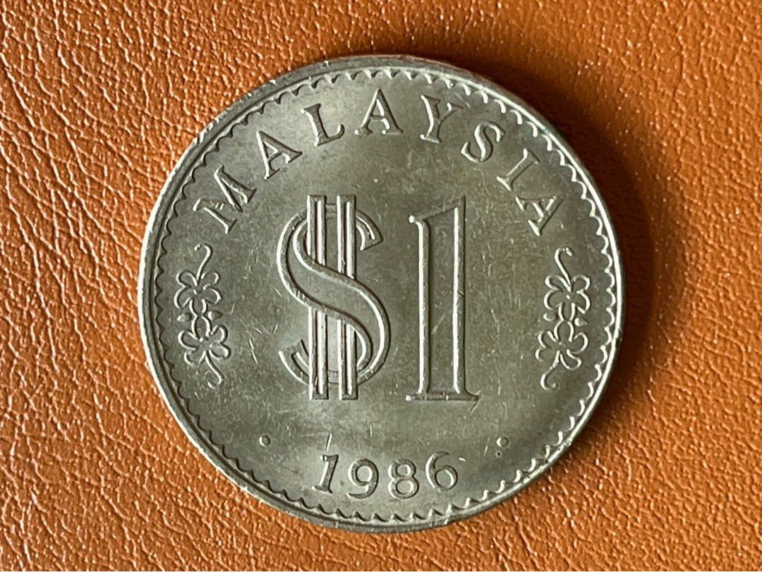 1986 Malaysia Satu Ringgit Copper Nickel Coin, Hobbies & Toys ...
