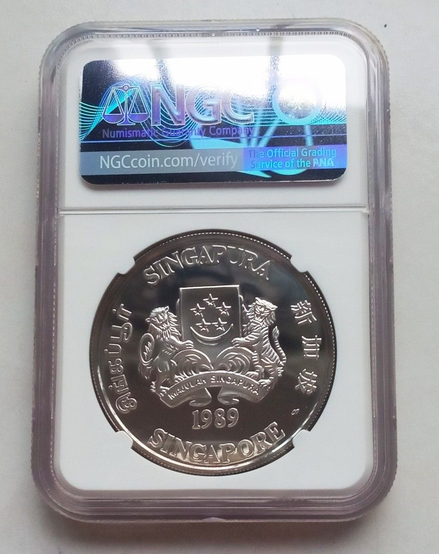 1989 Singapore Lunar Snake S$10 PF68 Ultra Cameo NGC, Hobbies & Toys, Memorabilia & Collectibles ...