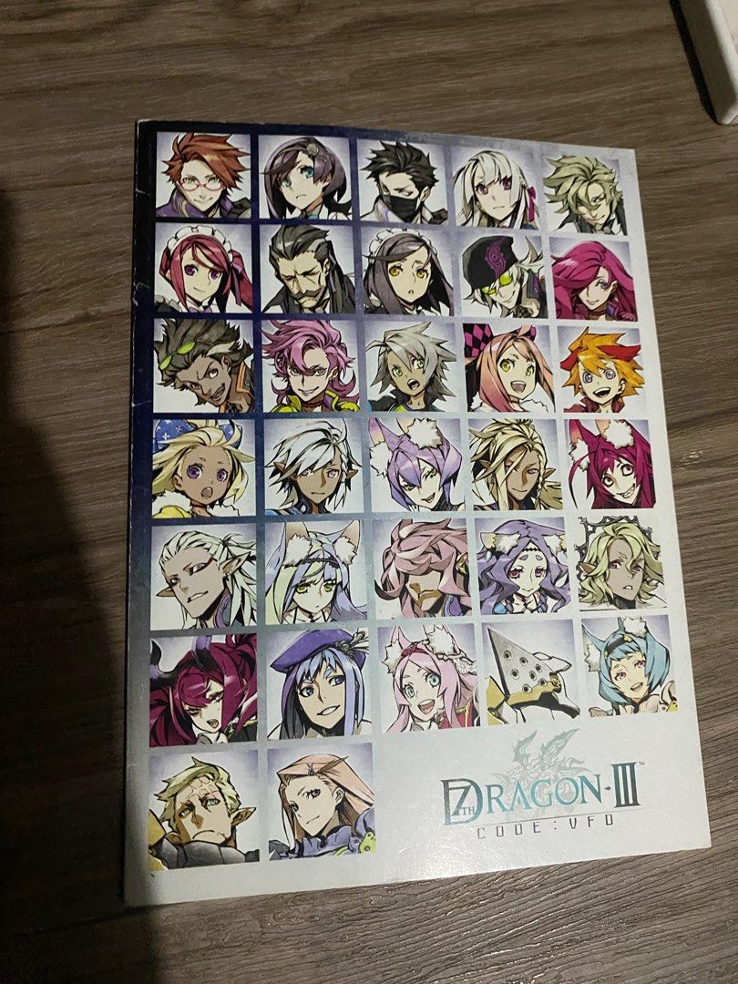 7th Dragon Code VFD + Launch Edition art book Nintendo 3DS, Video ...