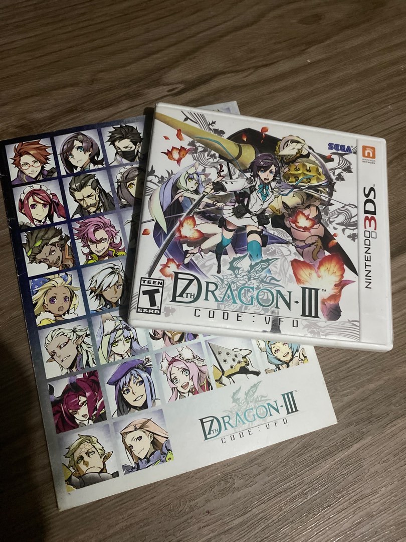 7th Dragon Code VFD + Launch Edition art book Nintendo 3DS, Video ...