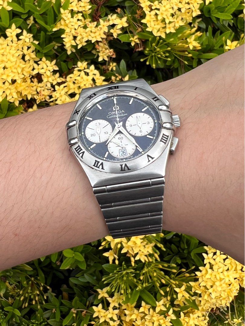 [ Full Set ] Omega Constellation Double Eagle Chronograph 1542.40.00 ...