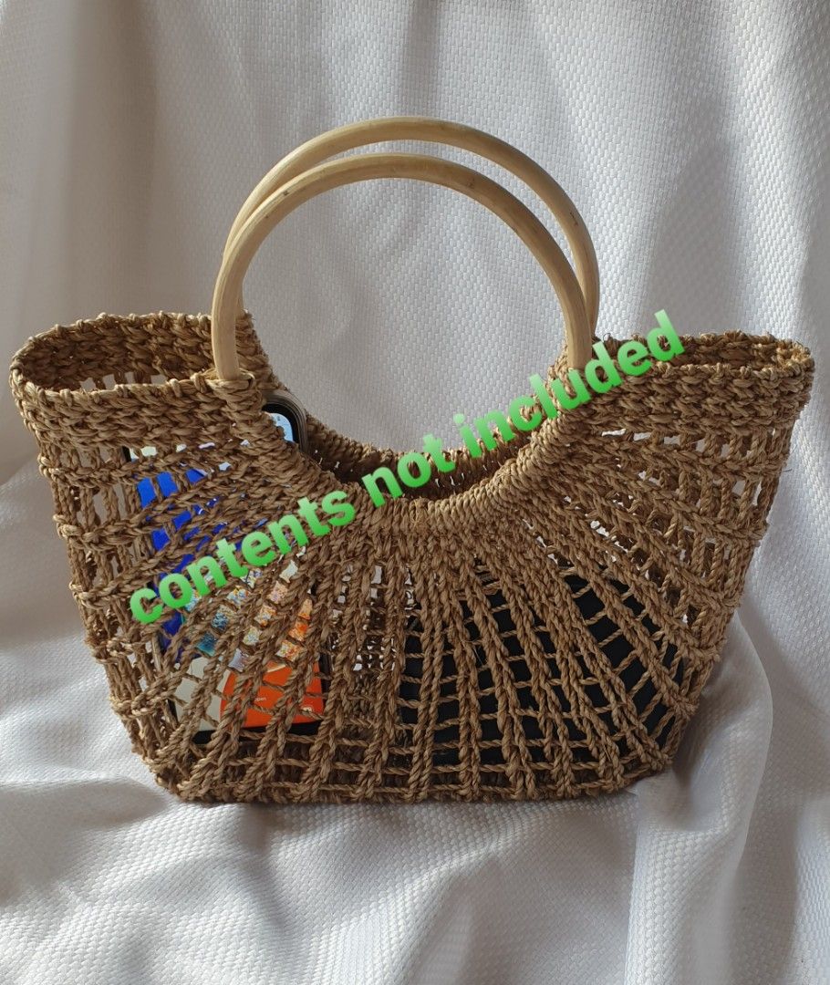 Abaca bags (beach bag), Women's Fashion, Bags & Wallets, Beach Bags on ...