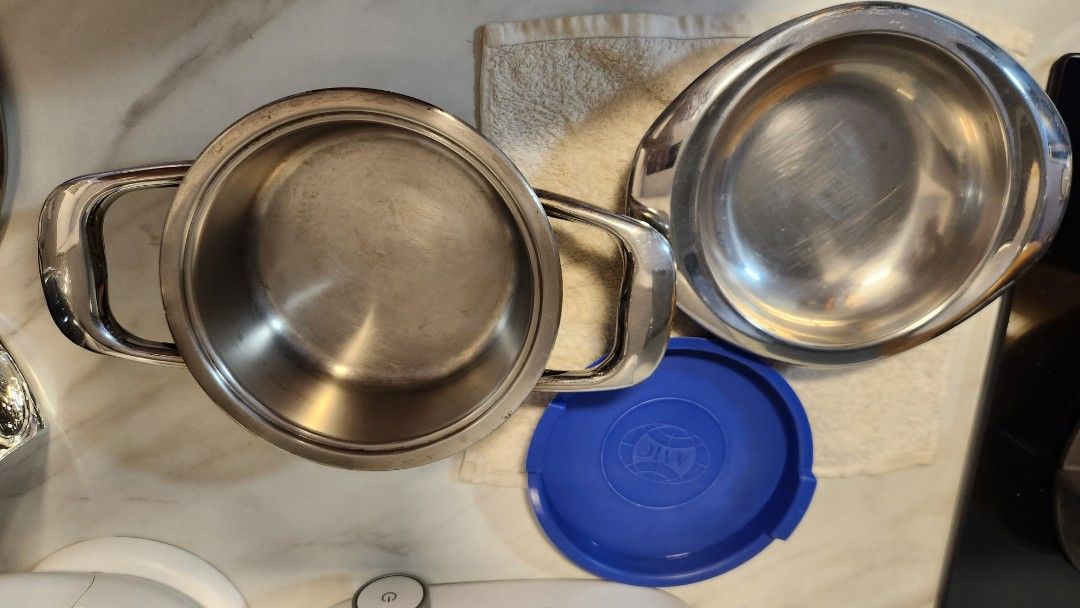 AMC Stainless steel pot 3, TV & Home Appliances, Kitchen Appliances ...