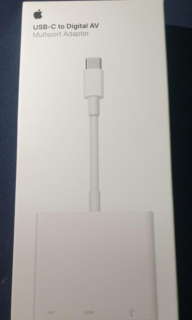 Apple USB-C Digital AV Multiport Adapter, Computers & Tech, Parts & Accessories, Cables ...