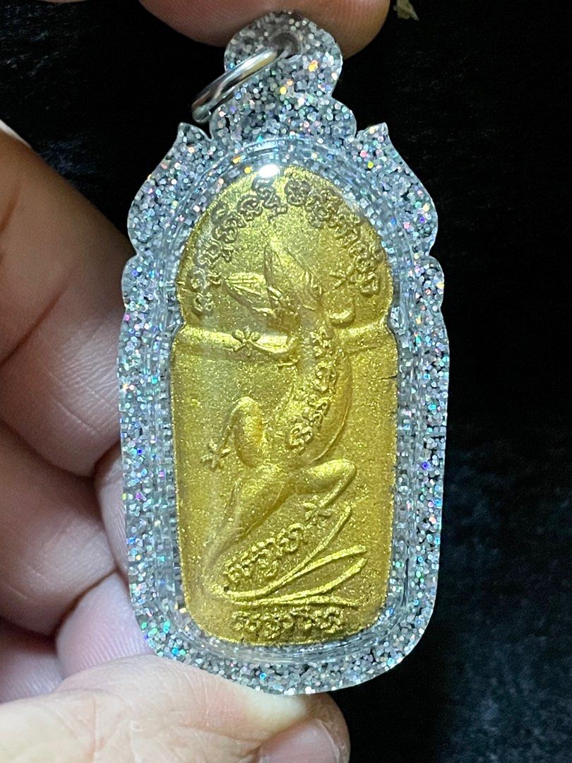 Thai Amulet - Archan Monak Palakit Lang Har Tiao / Golden 2 Headed 2 ...