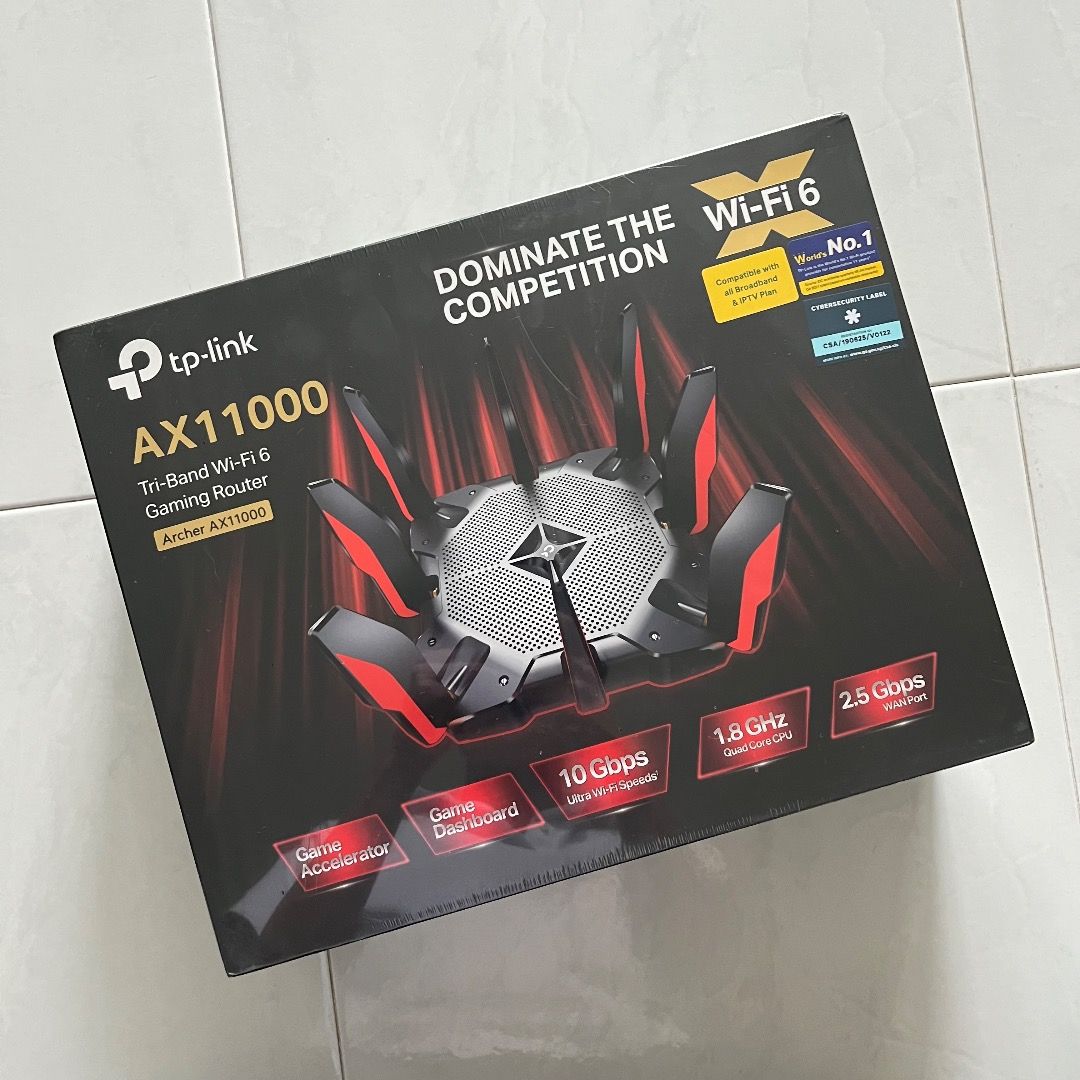 Archer AX11000 Next-Gen Tri-Band Gaming Router, Computers & Tech, Parts ...