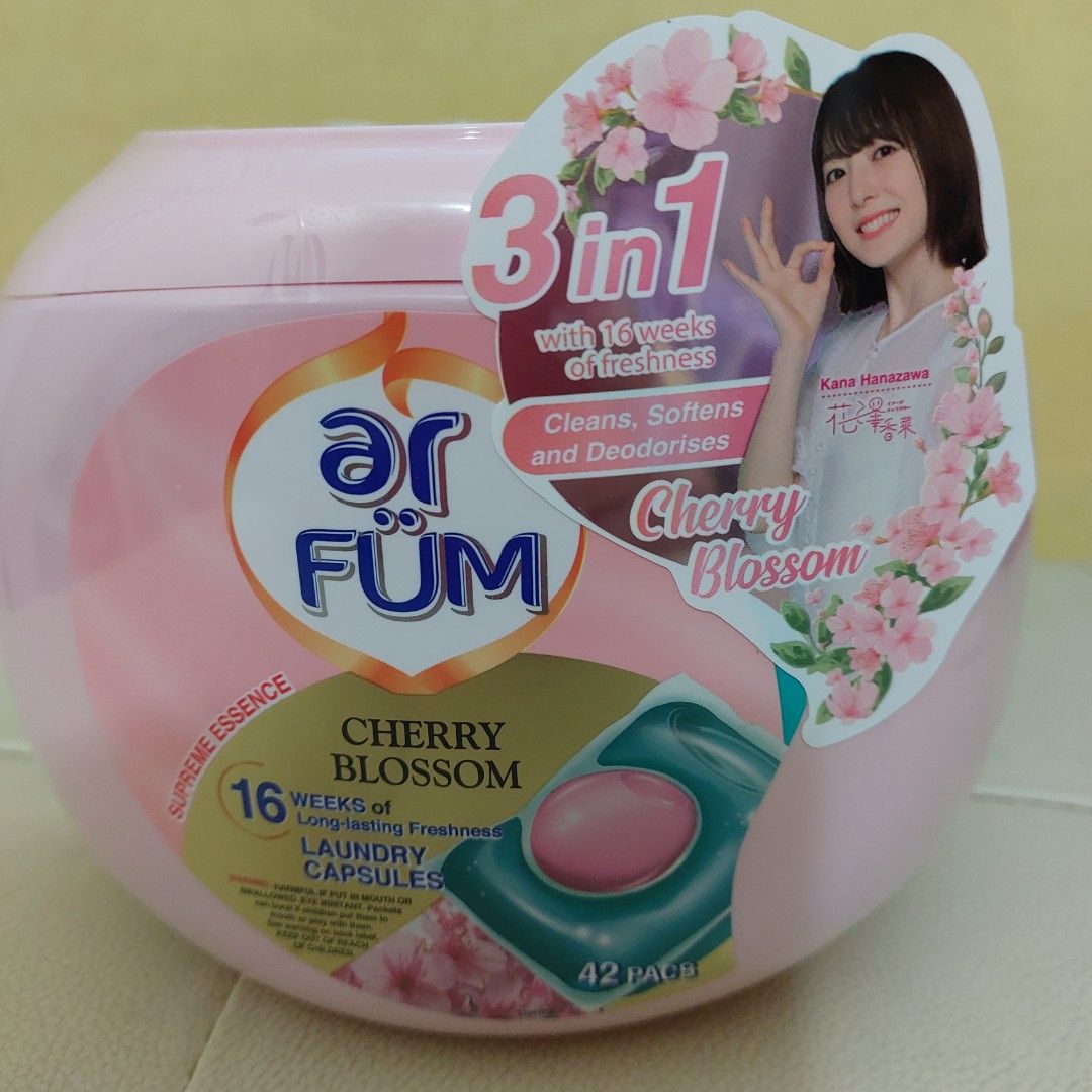 ArFUM Laundry Capsules (42 Pacs), Furniture & Home Living, Cleaning ...