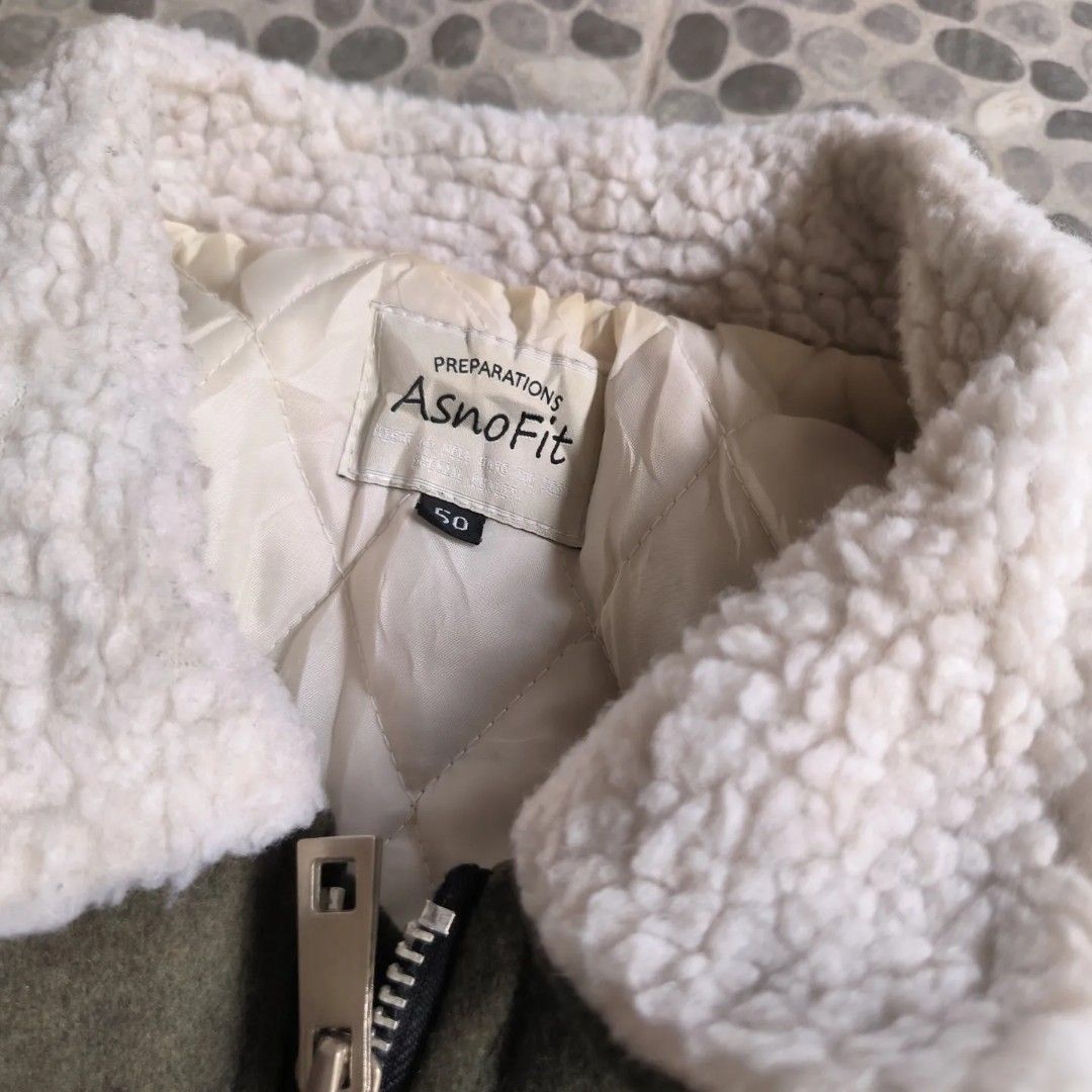 ASNOFIT TRUCKER WINTER JACKET SHERPA WOOL ORIGINAL, Fesyen Pria ...