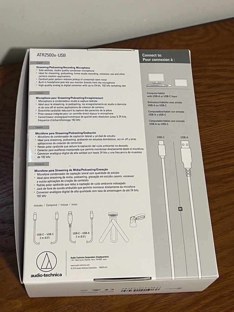 Audio Technica ATR 2500 x -USB, Audio, Microphones on Carousell