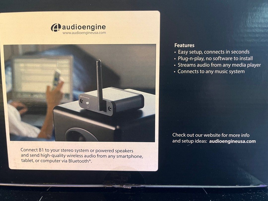 AudioEngine B1 Bluetooth Wireless Receiver, Audio, Soundbars, Speakers ...