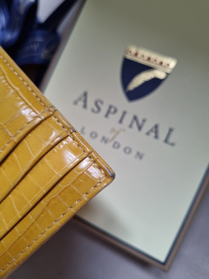 Authentic Aspinal of London Zipped Card and Coin Holder Wallet not LV ...
