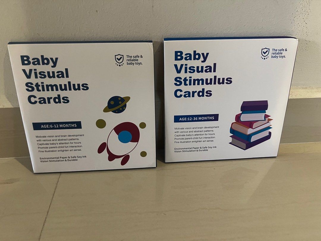 Baby Visual Stimulation Flash Cards (for 6 to 36 mth), Babies & Kids ...