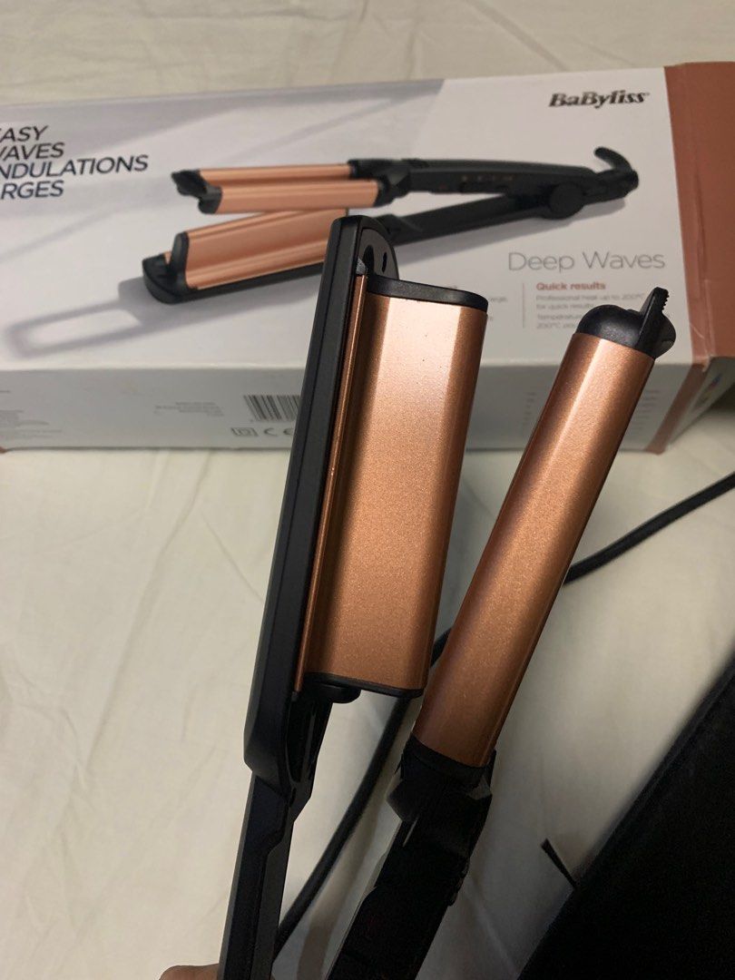Babyliss Deep Waves Hair Styler (Used Once), Beauty & Personal Care ...